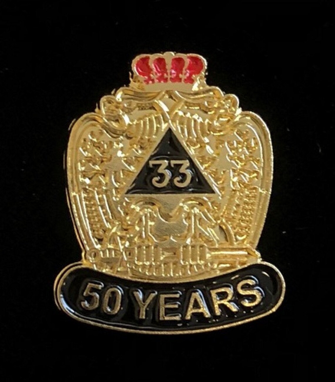 Scottish Rite 33rd Degree 50 Year Lapel Pin - Etsy