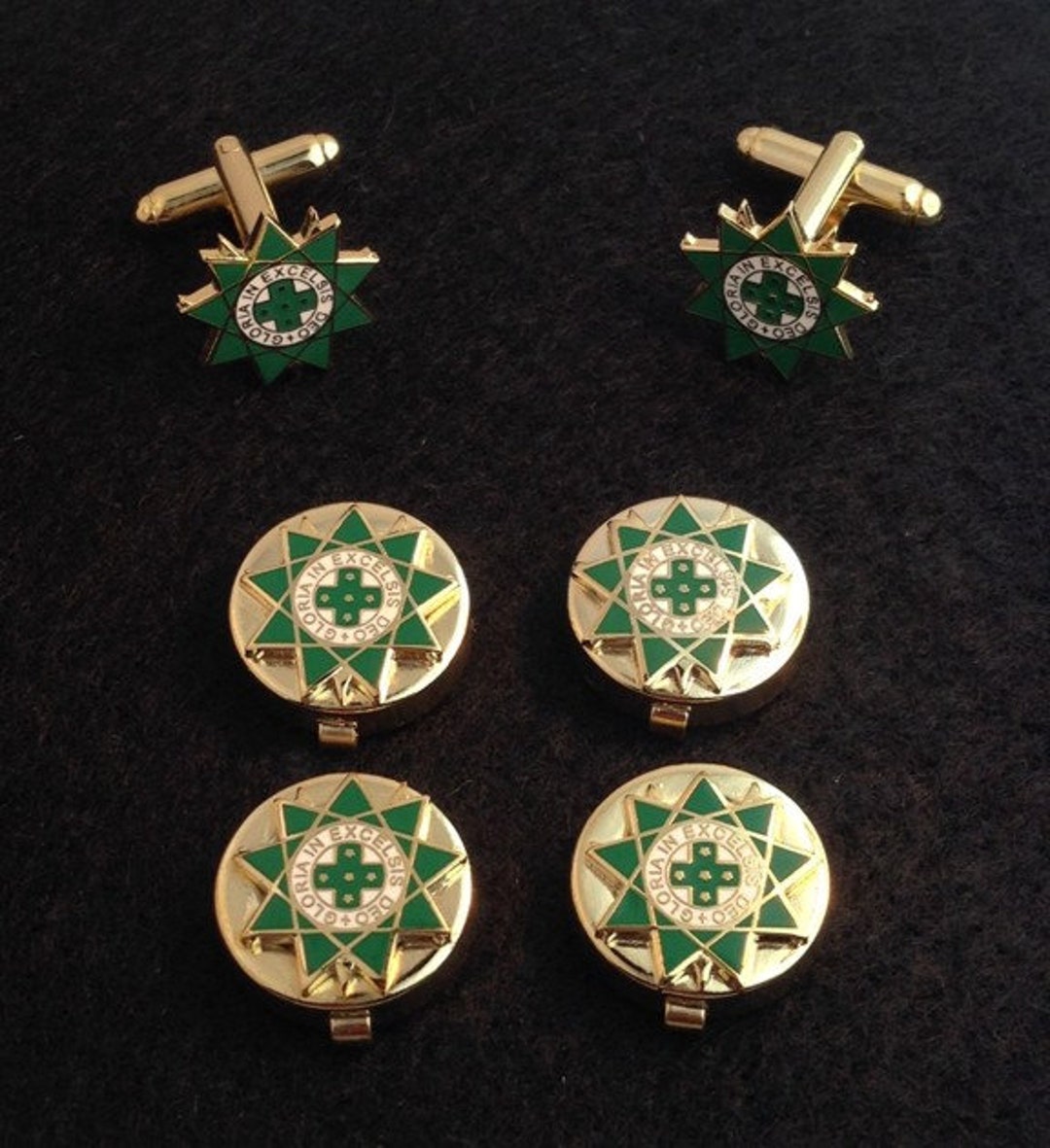 Royal Order of Scotland Button Cover and Cuff Link Set - Etsy