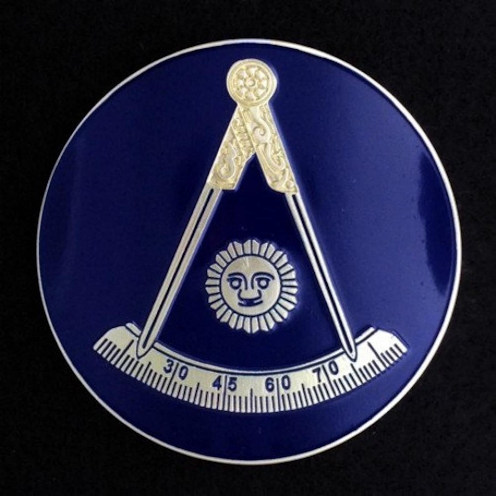Masonic Past Master (no Square) Car Auto Emblem - Etsy