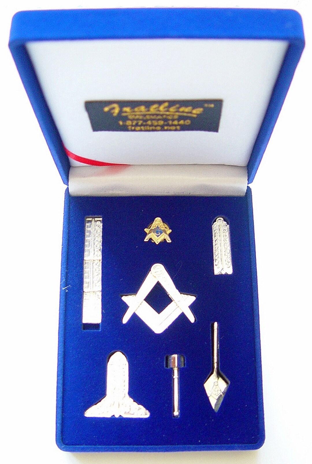Masonic Mini Working Tool Gift Set With Lapel Pin (silver) - Etsy