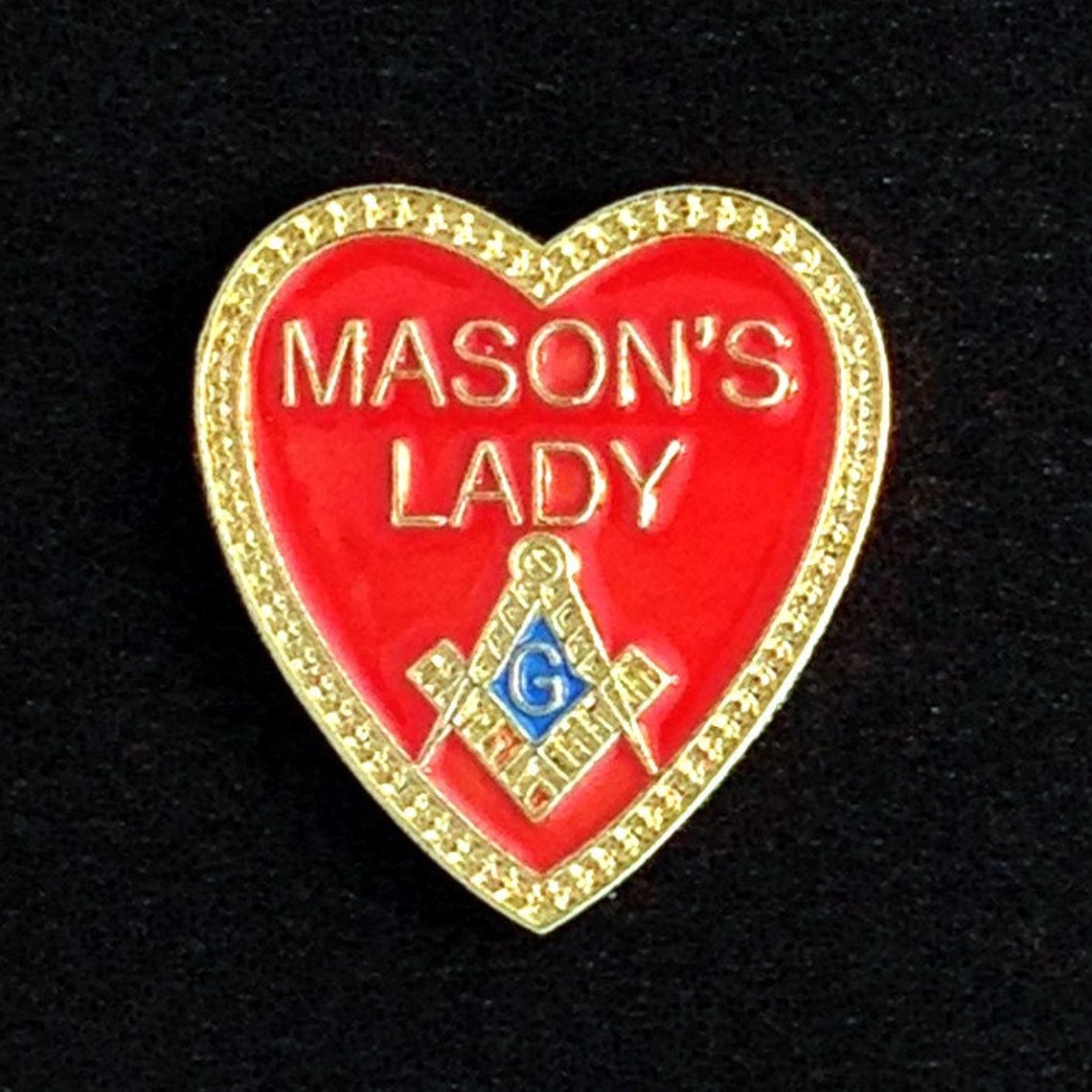 Mason's Lady Lapel Pin - Etsy