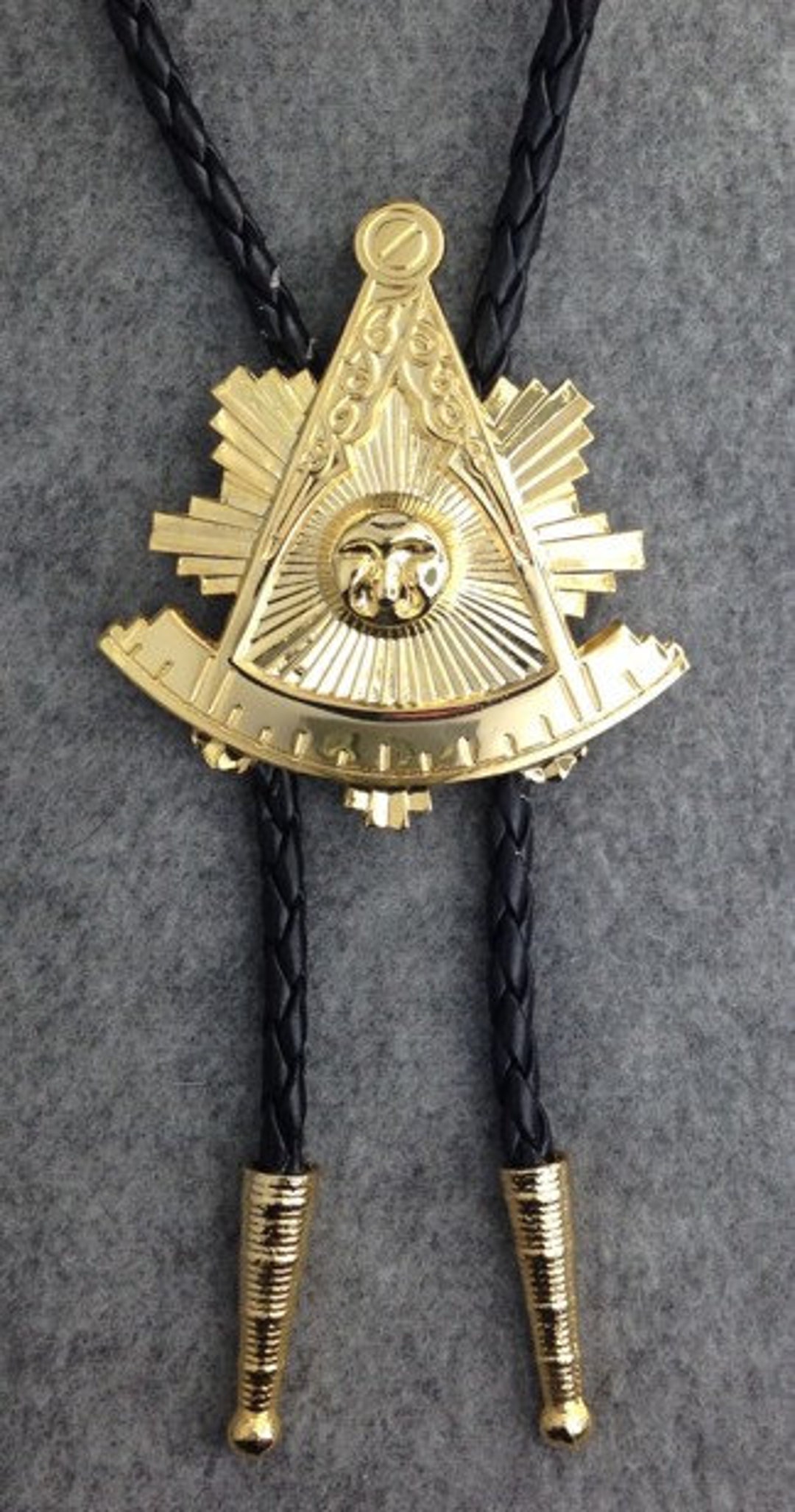 Masonic Past Master Sunburst Bolo Tie - Etsy