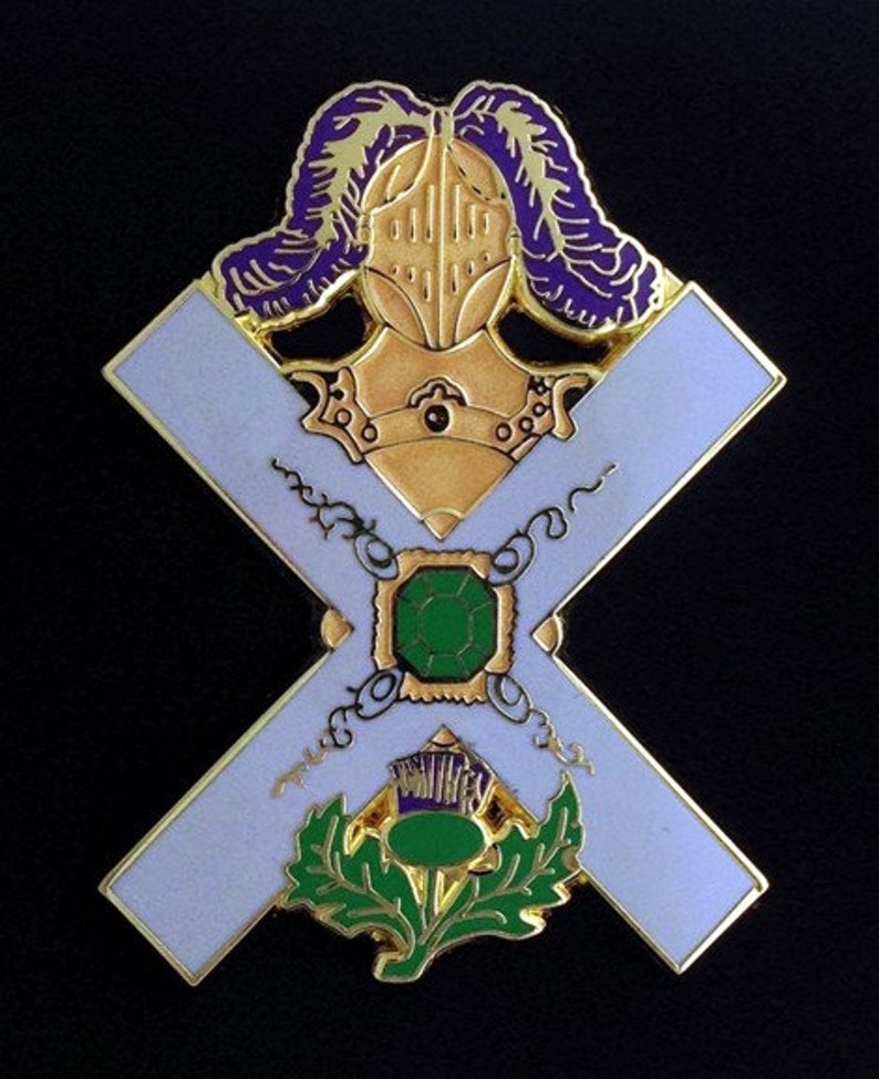 Scottish Rite Knights of St. Andrew Kilt Badge - Etsy