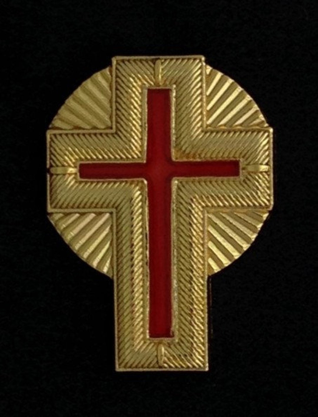 Knights Templar Past Commander With Rays Metal Fatigue Cap Cross - Etsy