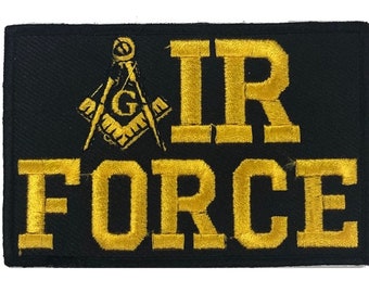 Masonic U.S. Air Force Embroidered Patch 3 | Etsy