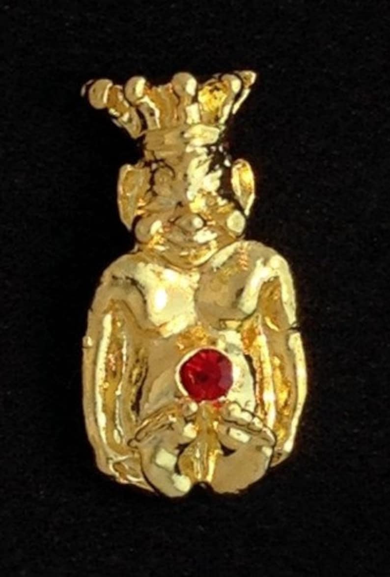 Royal Order of Jesters 3-D Billiken Lapel Pin With Stones | Etsy