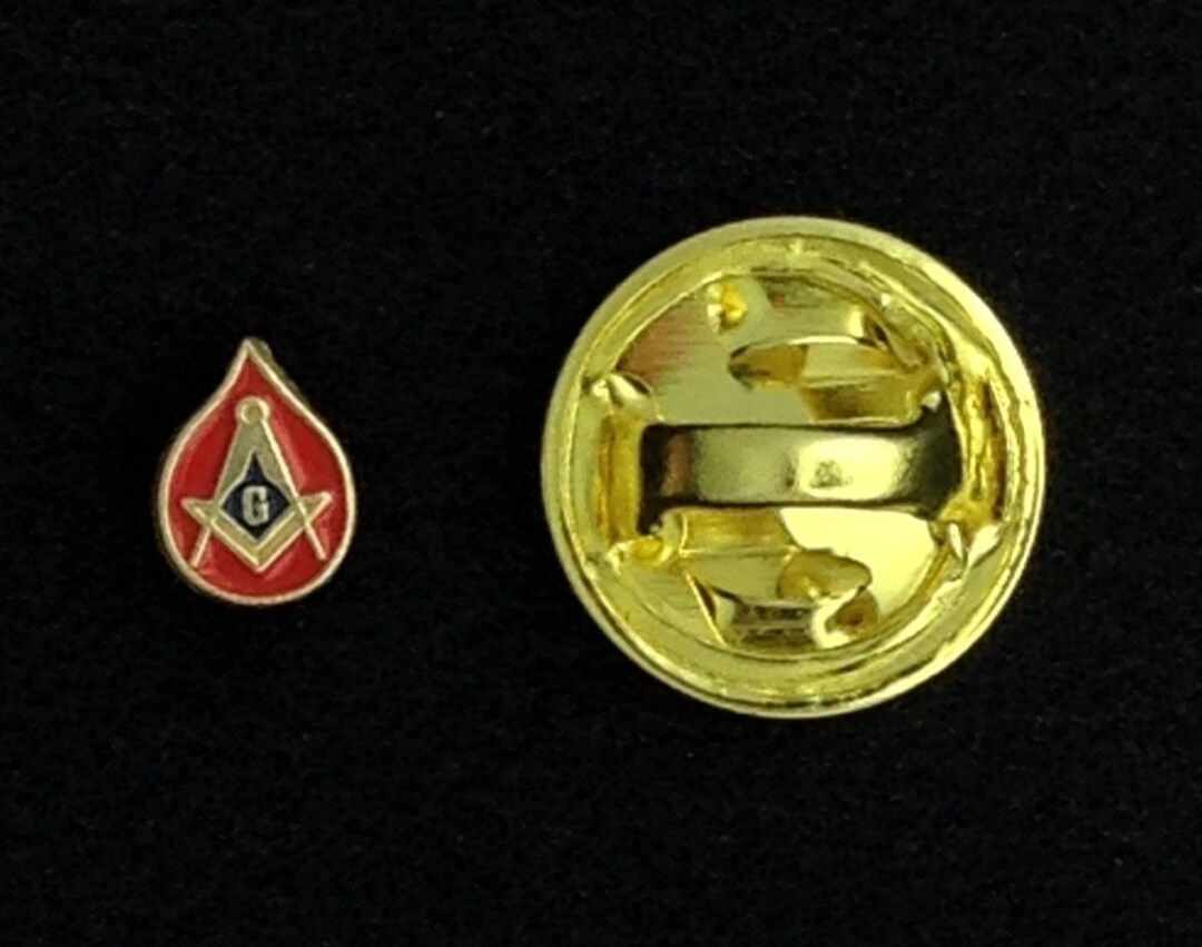 Masonic Blood Donor Recognition Lapel Pin - Etsy