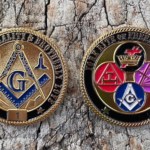 Masonic York Rite Limited Edition Challenge Coin - Etsy