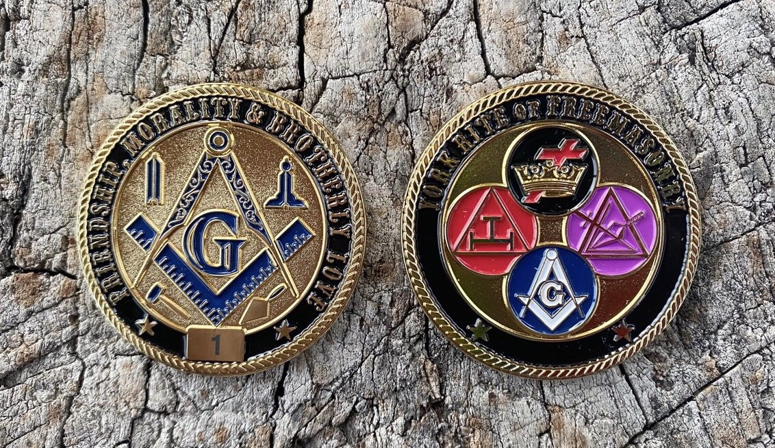 Masonic York Rite Limited Edition Challenge Coin - Etsy