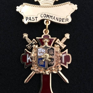 Knights Templar Past Commander Jewel (PEC-5) - Etsy