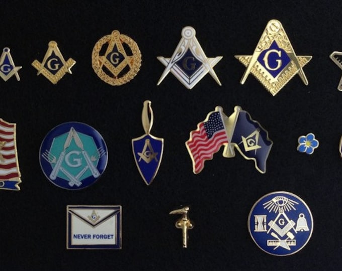 Masonic Lapel Pin Collection - Etsy
