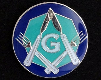 Knife and Fork Pin | Etsy