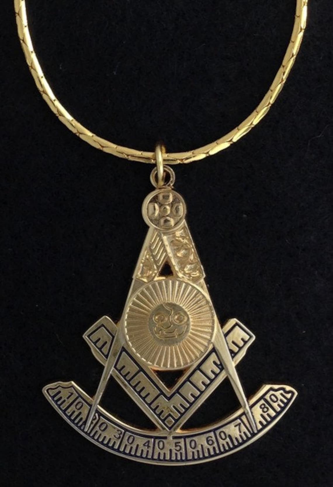 Masonic Past Master Emblem Pendant With Chain PM3-PC - Etsy