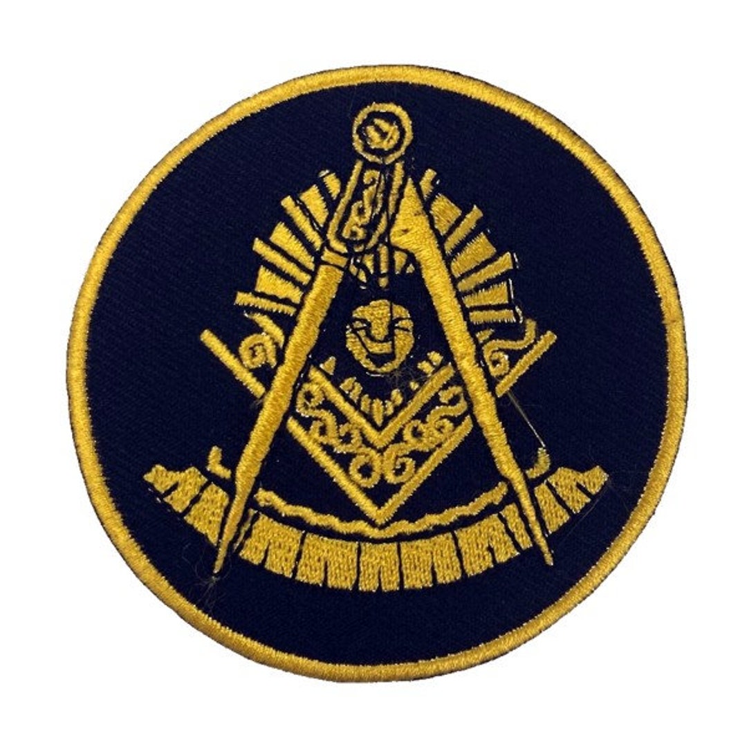 Masonic Past Master Embroidered Patch - Black With Square (3") - Etsy