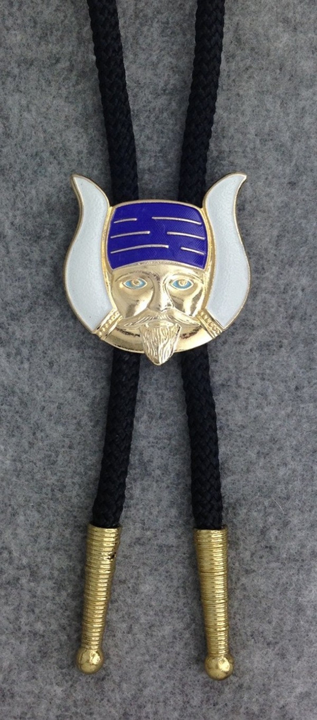 Masonic Grotto Past Monarch Bolo Tie With Purple Enamel - Etsy