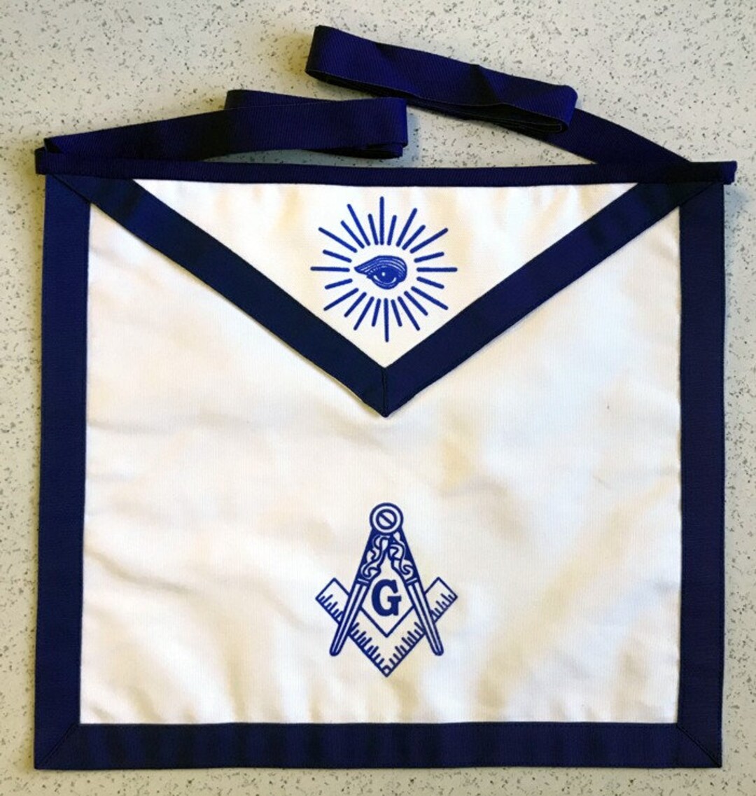 Master Mason's Printed Cloth Apron (MA-2B) - Etsy