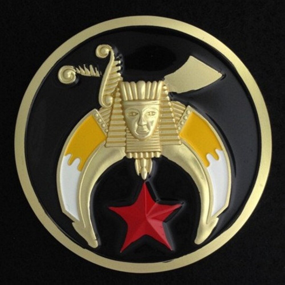 Shriners black Car Auto Emblem - Etsy