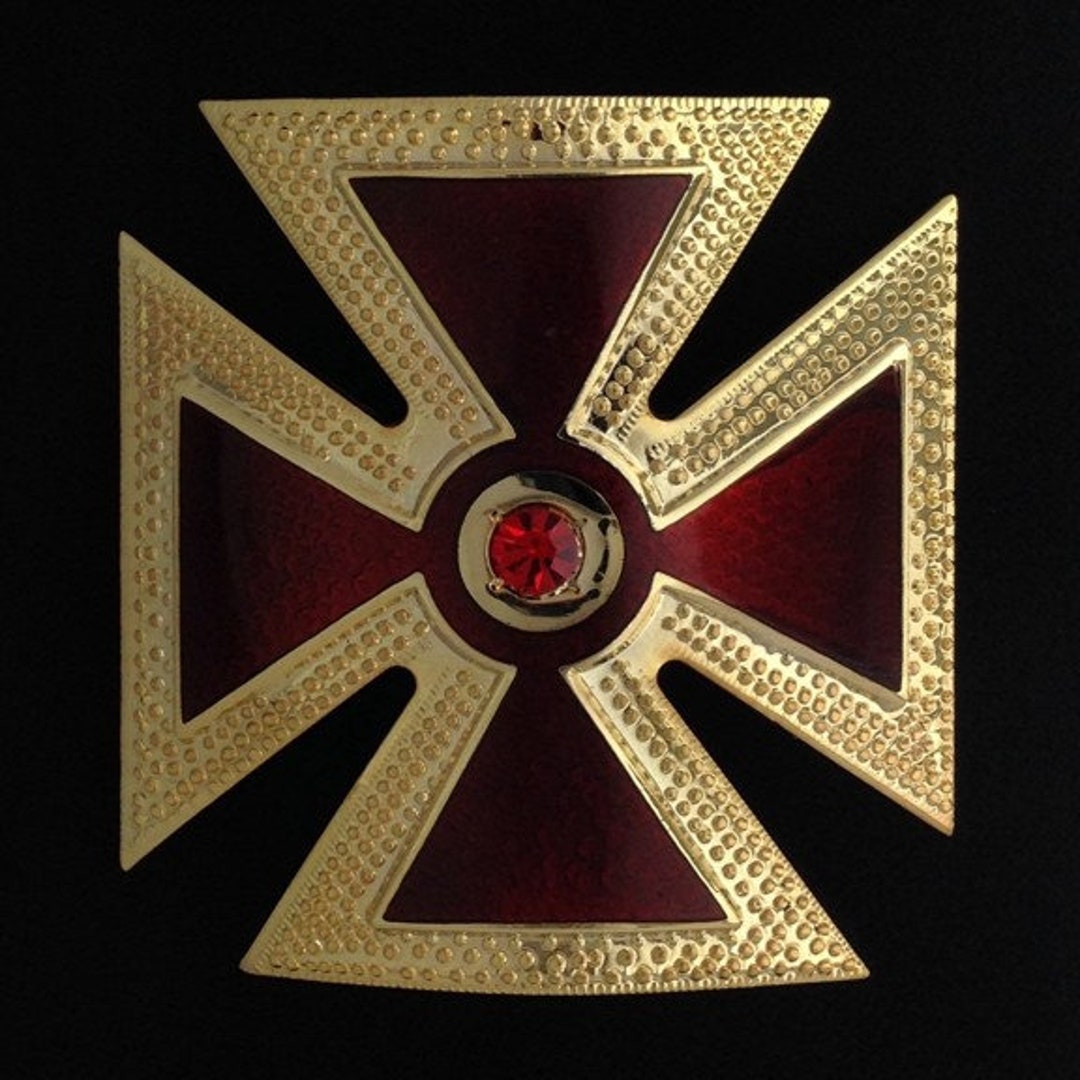 Knights Templar Grand Commandery Metal Fatigue Cap Cross - Etsy