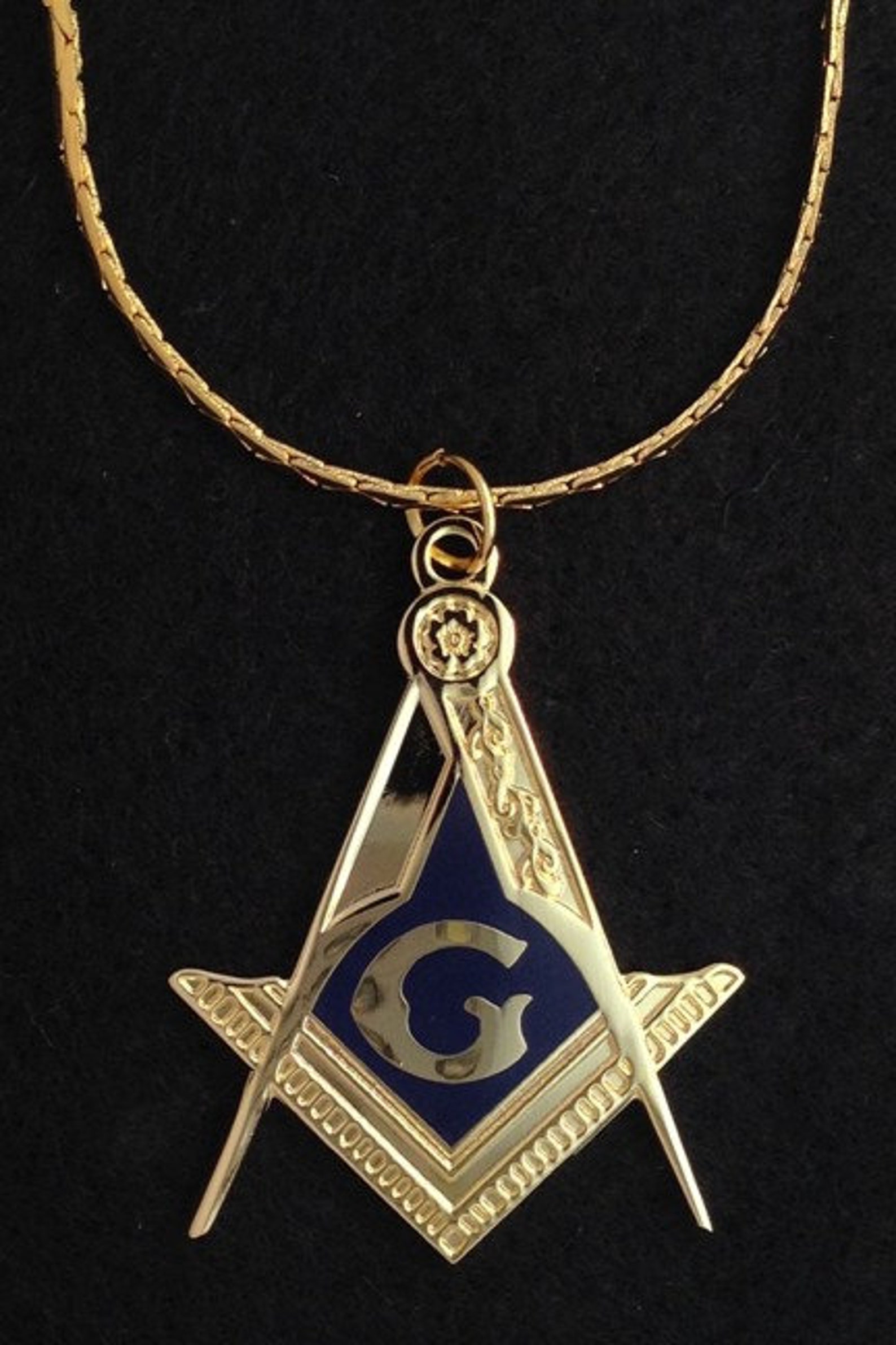 Masonic Emblem Jewel With Chain large - Etsy