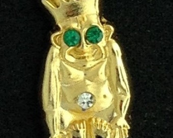 Royal Order of Jesters 3-D Billiken Lapel Pin With Stones large - Etsy