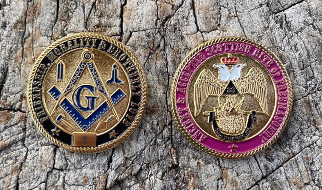 Masonic Scottish Rite 33rd Degree Limited Edition Challenge Coin ...