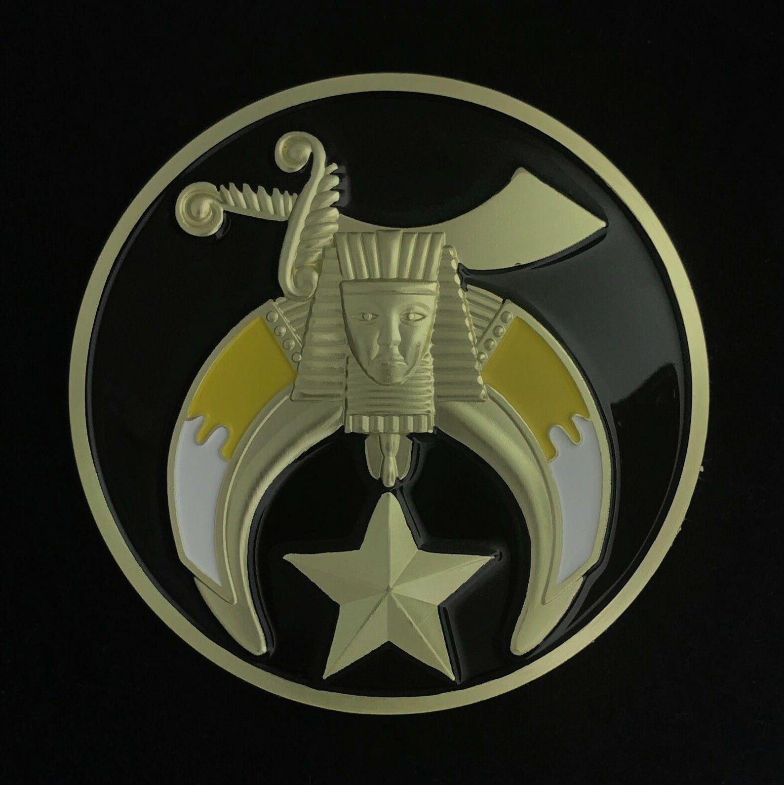 Shriners (black) Car Auto Emblem - Etsy