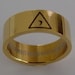 Scottish Rite 14th Degree Ring in Stainless Steel Layered in Gold - Etsy