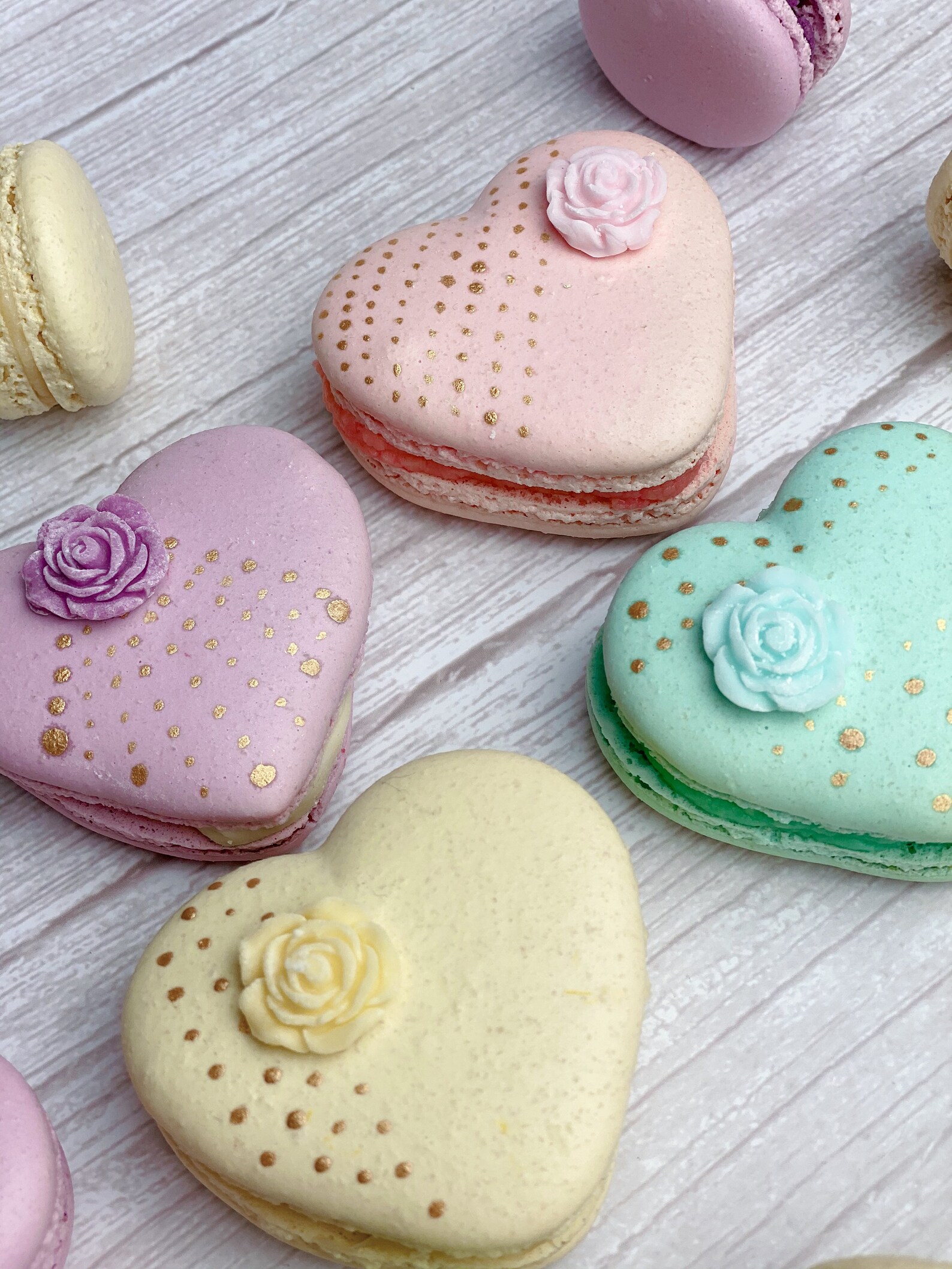 Birthday Macaron Cookie UK, Present Gift, Box of 8 Macaron, Sweet ...