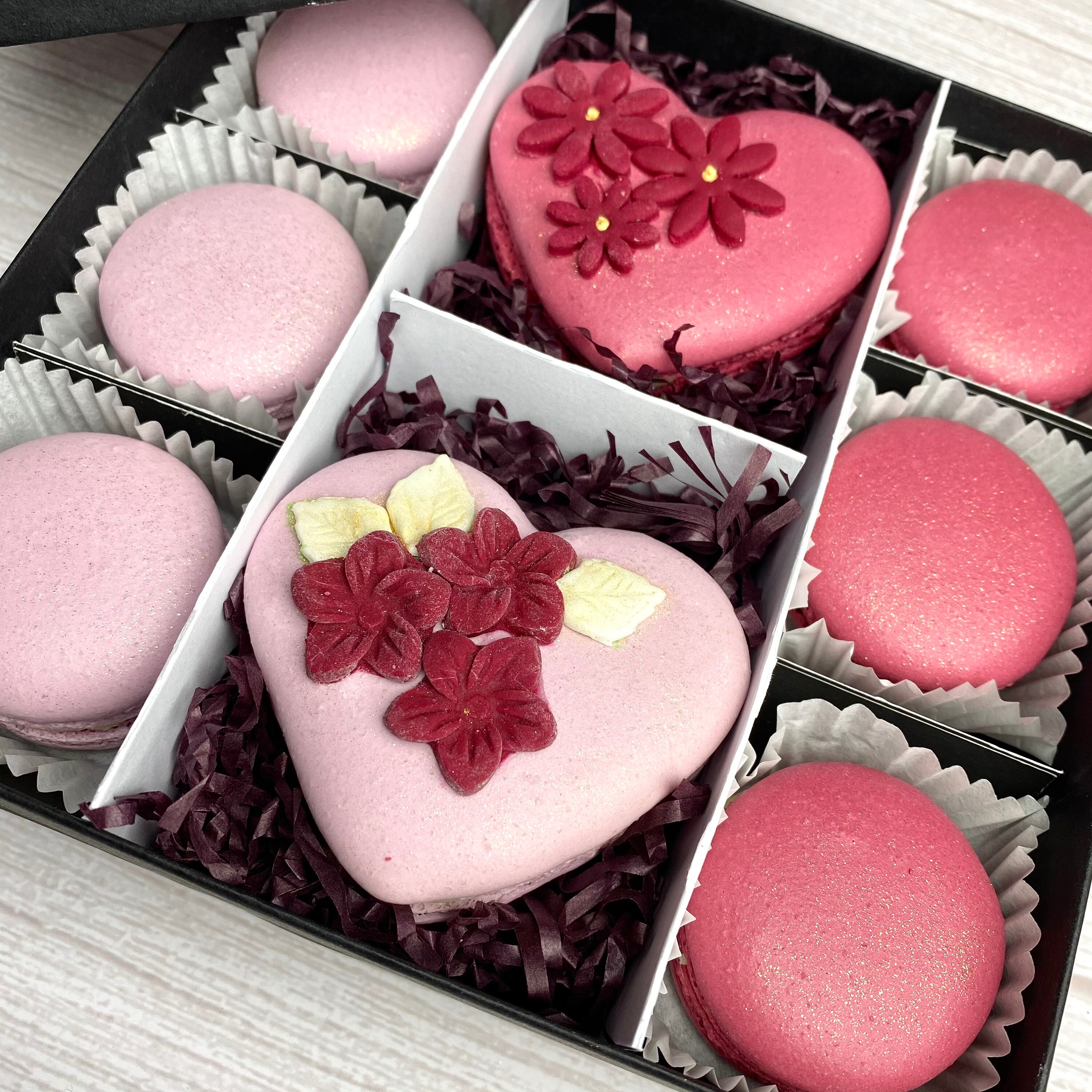 Birthday Macaron Cookie UK, Present Gift, Box of 8 Macaron, Sweet ...