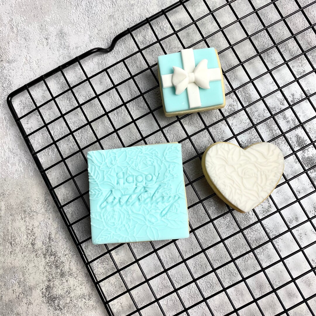 Birthday Biscuits in Tiffany Blue Colour, Special Gift for Birthday - Etsy