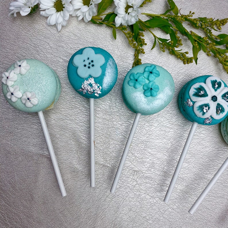 Macaron Pop Cookie, Luxury Party Macarons, Different Flavours Macarons ...