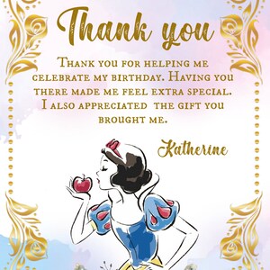 INSTANT DOWNLOAD - Snowwhite Invitation - Snowwhite Birthday Invitation ...