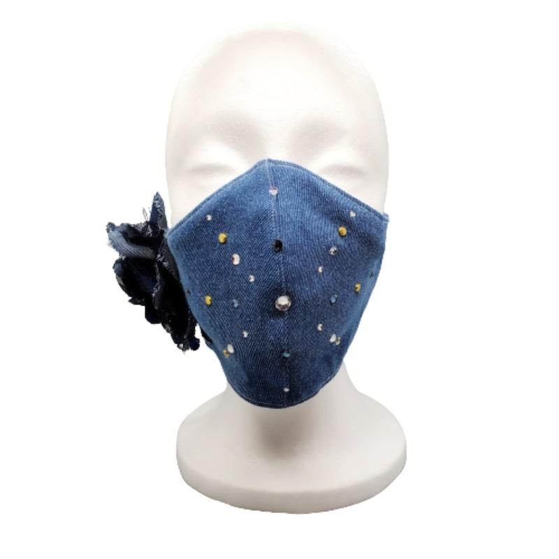 Denim Face Mask - Etsy