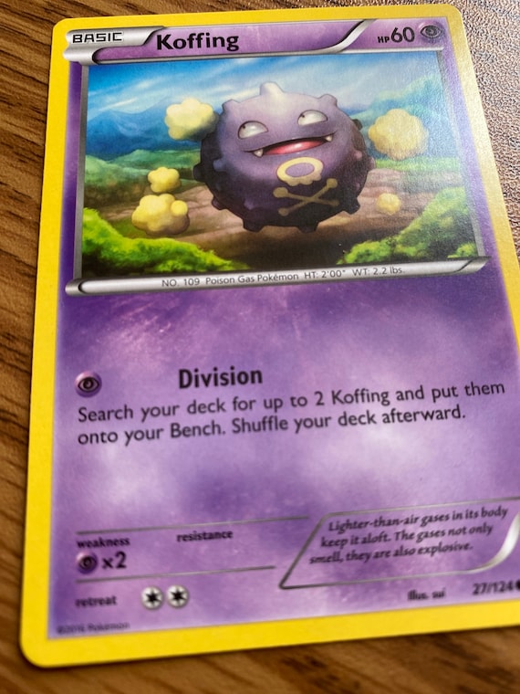 Koffing Pokémon Card - Etsy