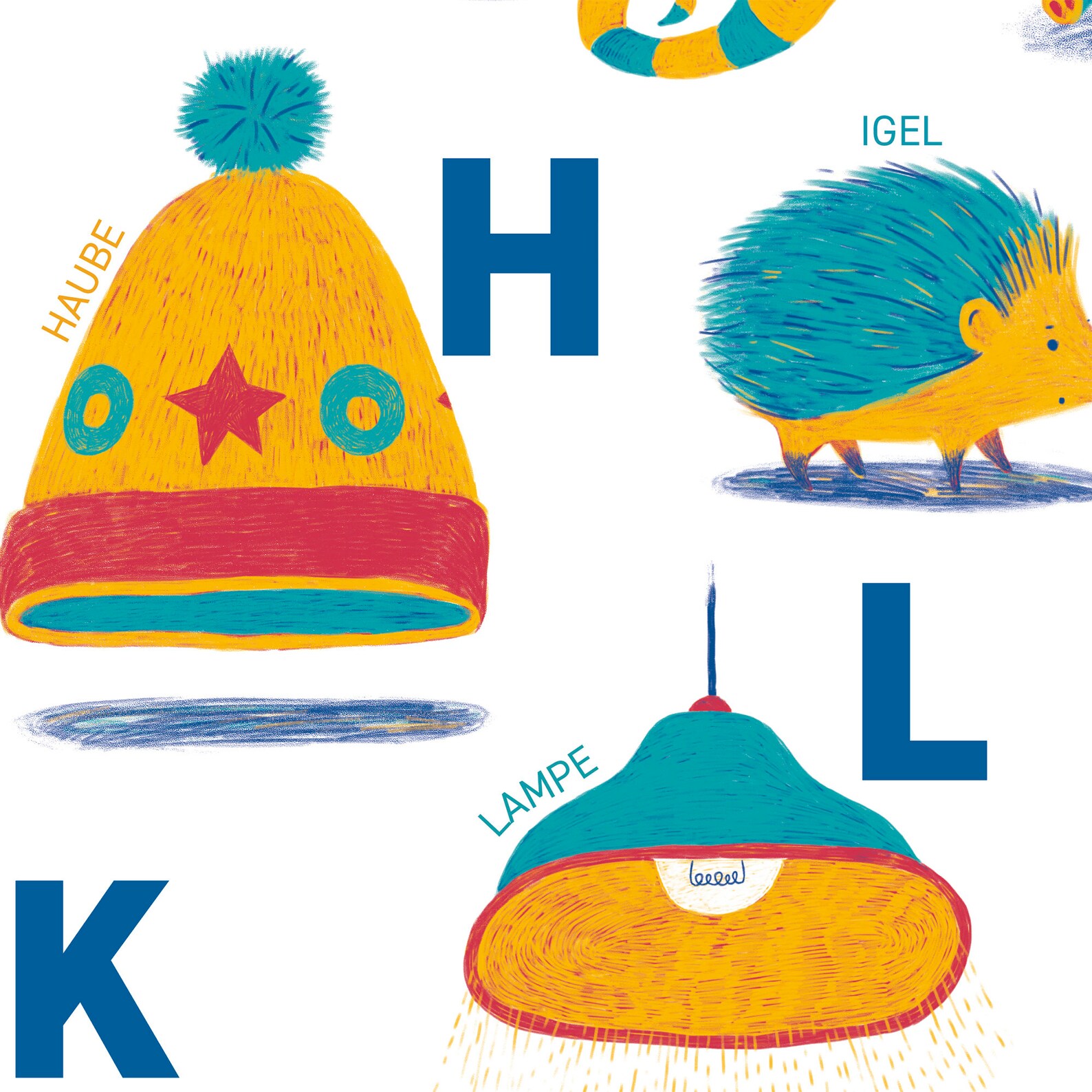 German Alphabet Poster, German Alphabet ABC Digital Art, Kids Room Art ...