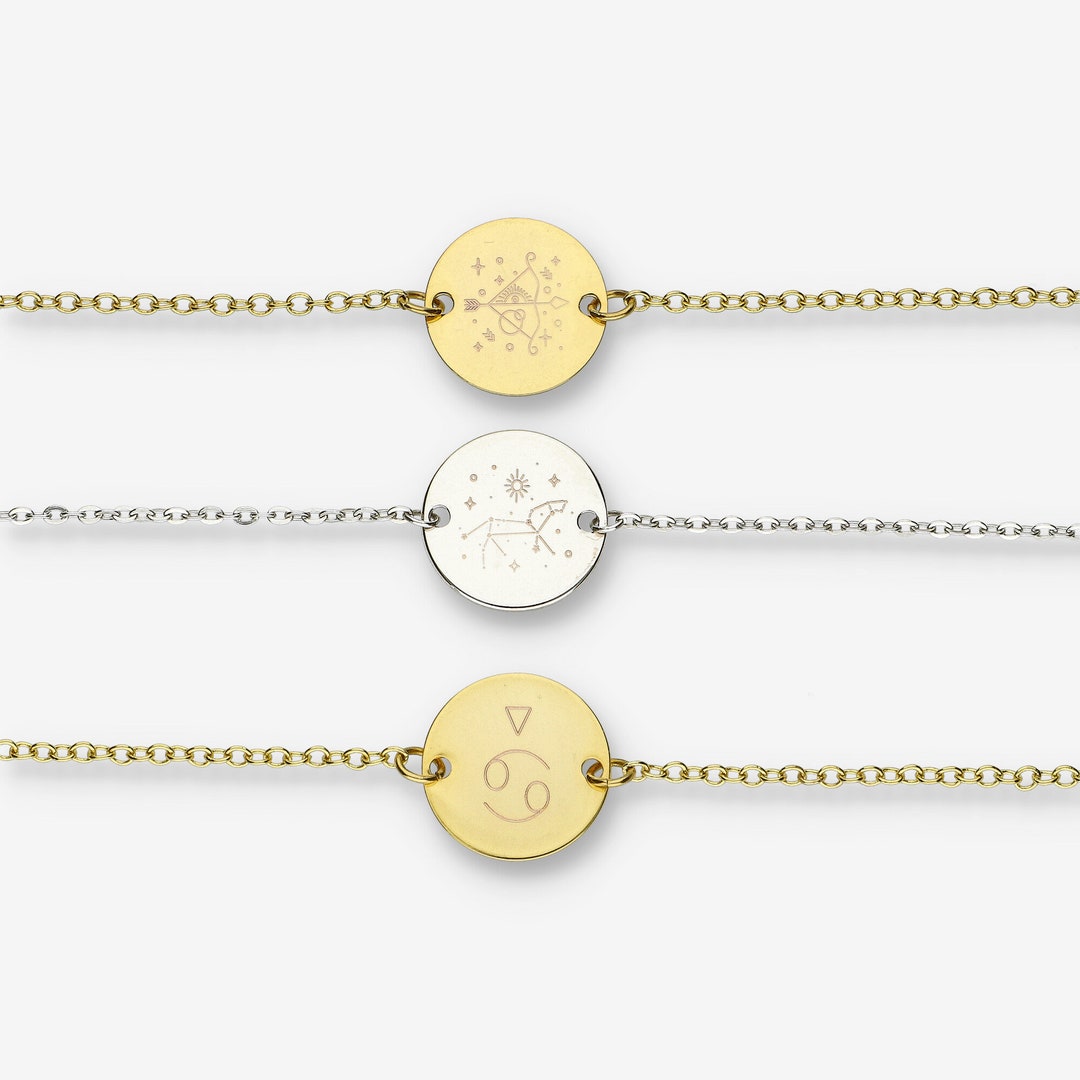 Personalized Zodiac Bracelet, Constellation Bracelet, Custom Bracelet ...
