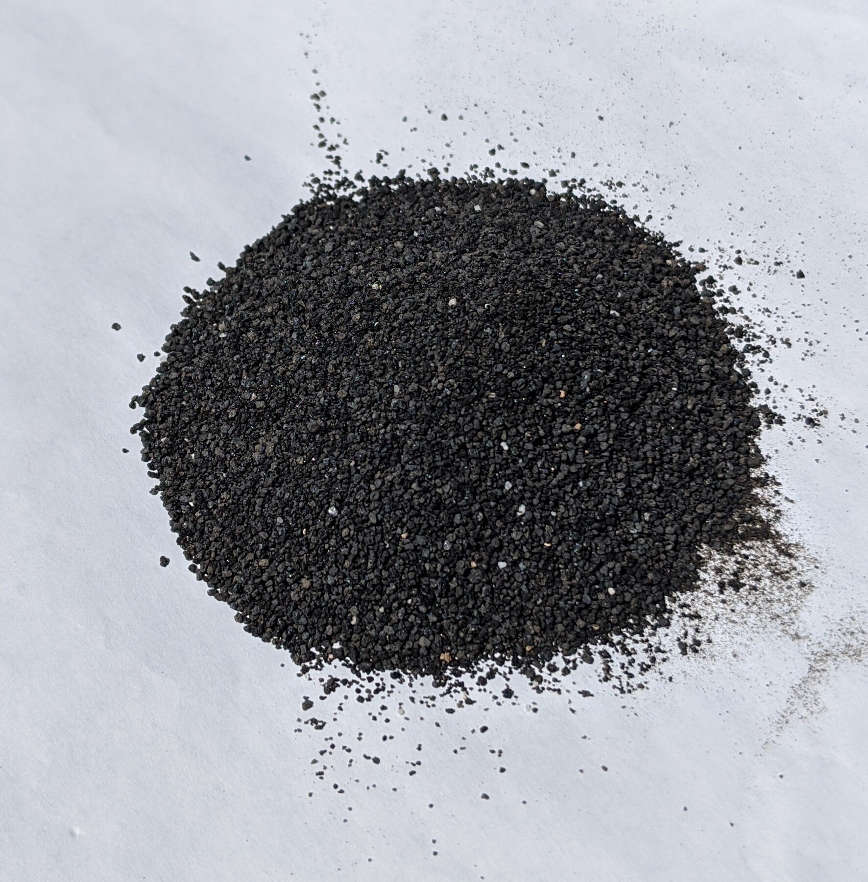 Natural black sand coarse grain / 1 pound | Etsy