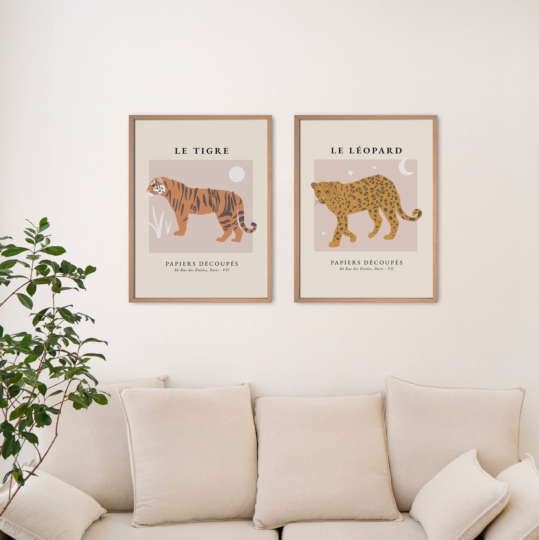 Leopard Printable Boho Big Cat Print Leopard Trendy Art - Etsy