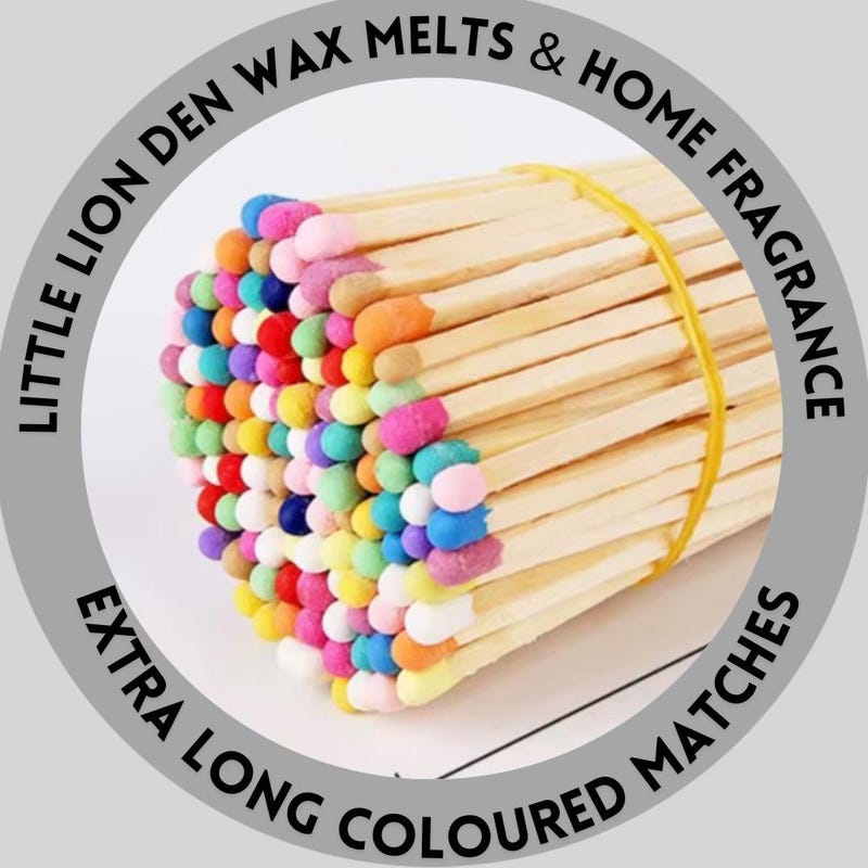 Coloured Matches - Etsy UK