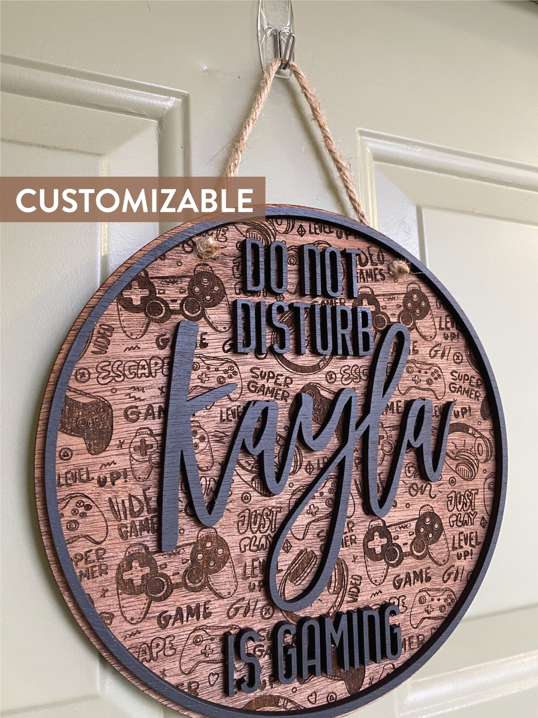Gamer Door Sign, Gamer Bedroom Sign, Door Sign, Gamer Gift ...