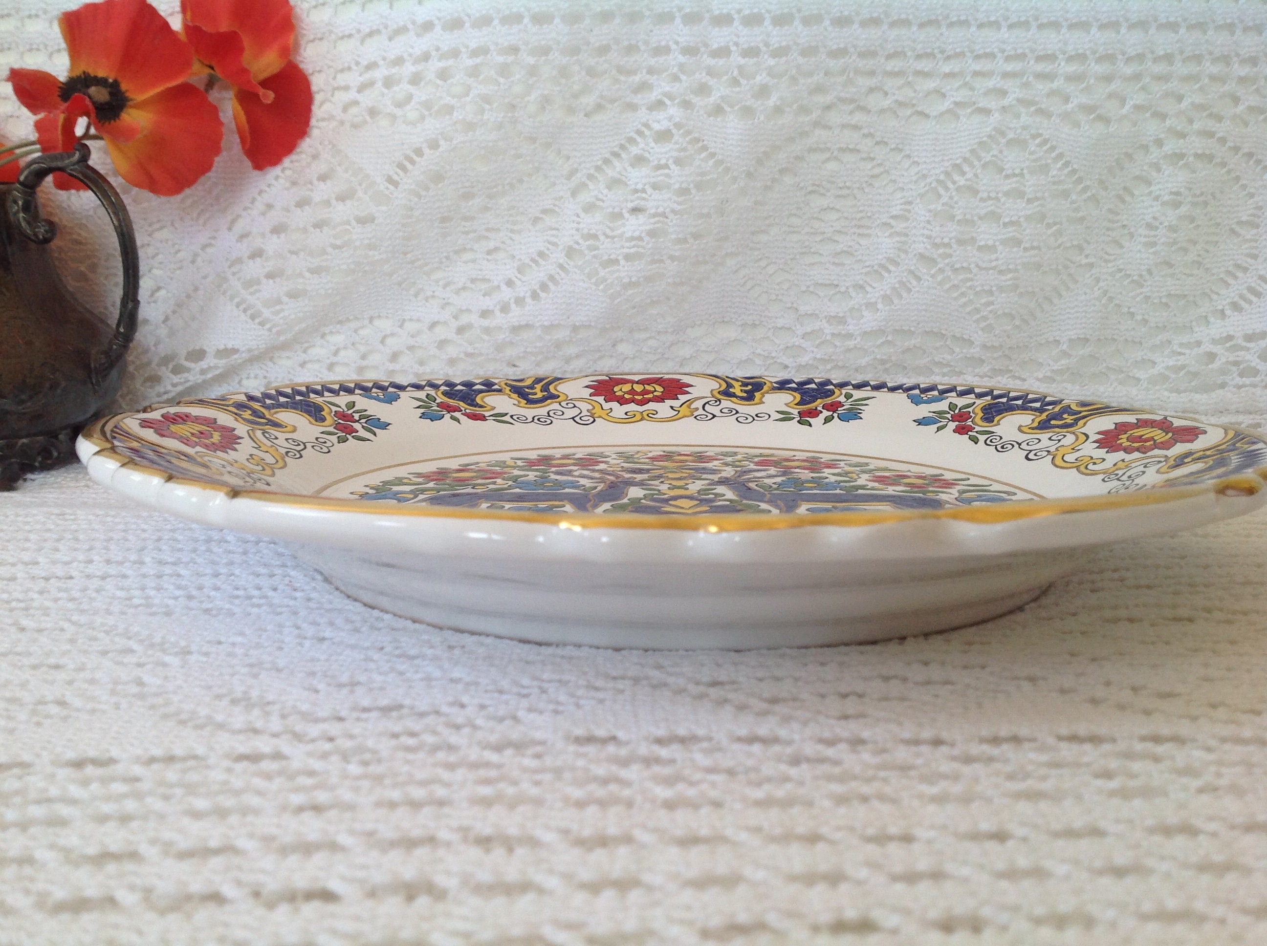 Ibiscus Ceramics Rhodes Traditional Rhodian Plates Hand - Etsy