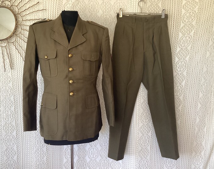 Former Military Uniform Suit Jacket(38/40) Pants (36/38)vintage ...