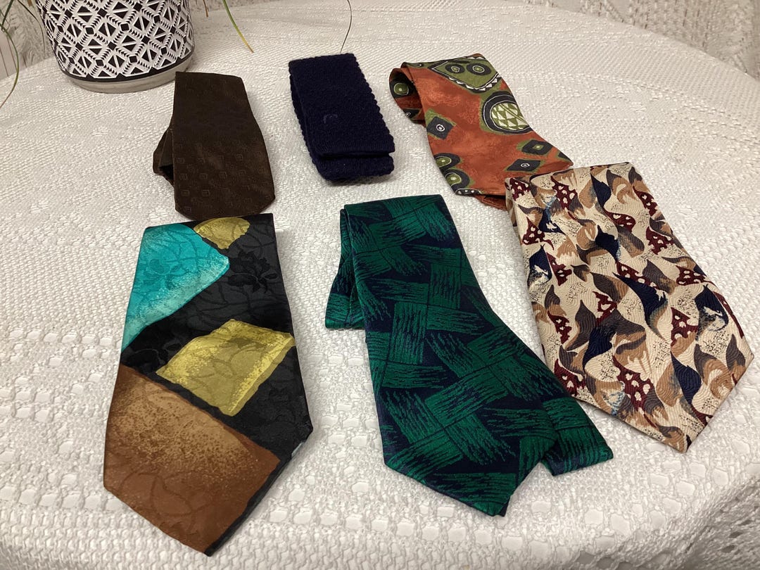 Vintage Ties: Different Patterns and Types - Etsy