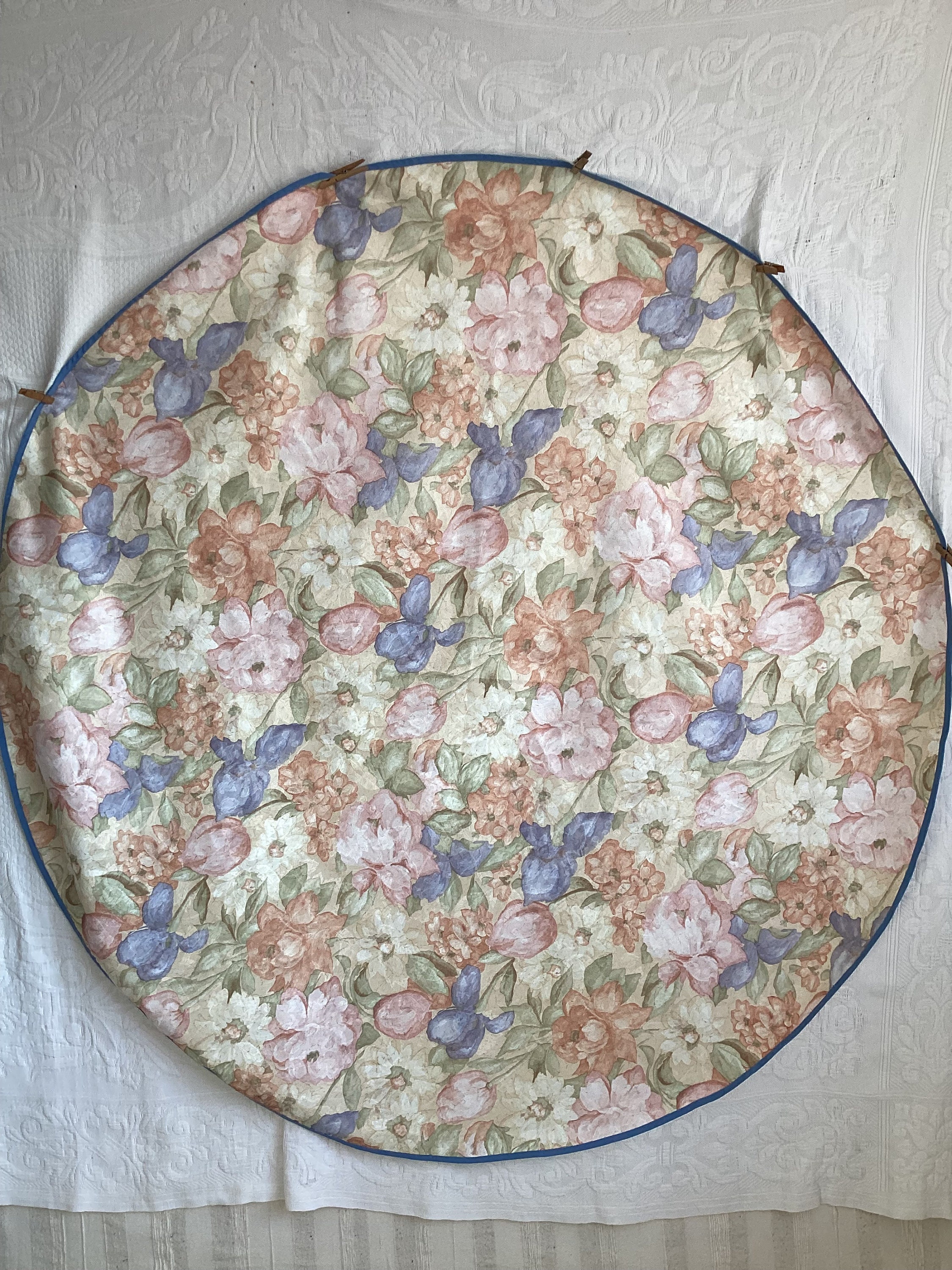 Vintage Round Table Cloth Floral Decor Tea Table Cloth - Etsy