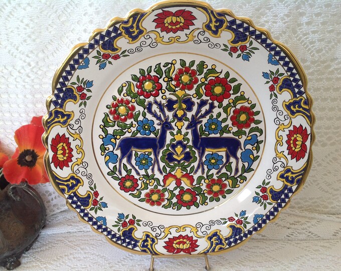 Ibiscus Ceramics Rhodes- Traditional Rhodian Plates - Hand Made in 24k ...