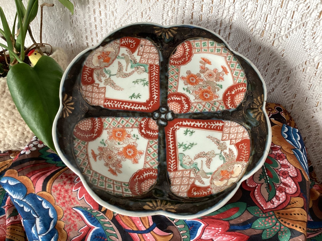 Japanese Imari Decorative Plate Deep Plate - Etsy