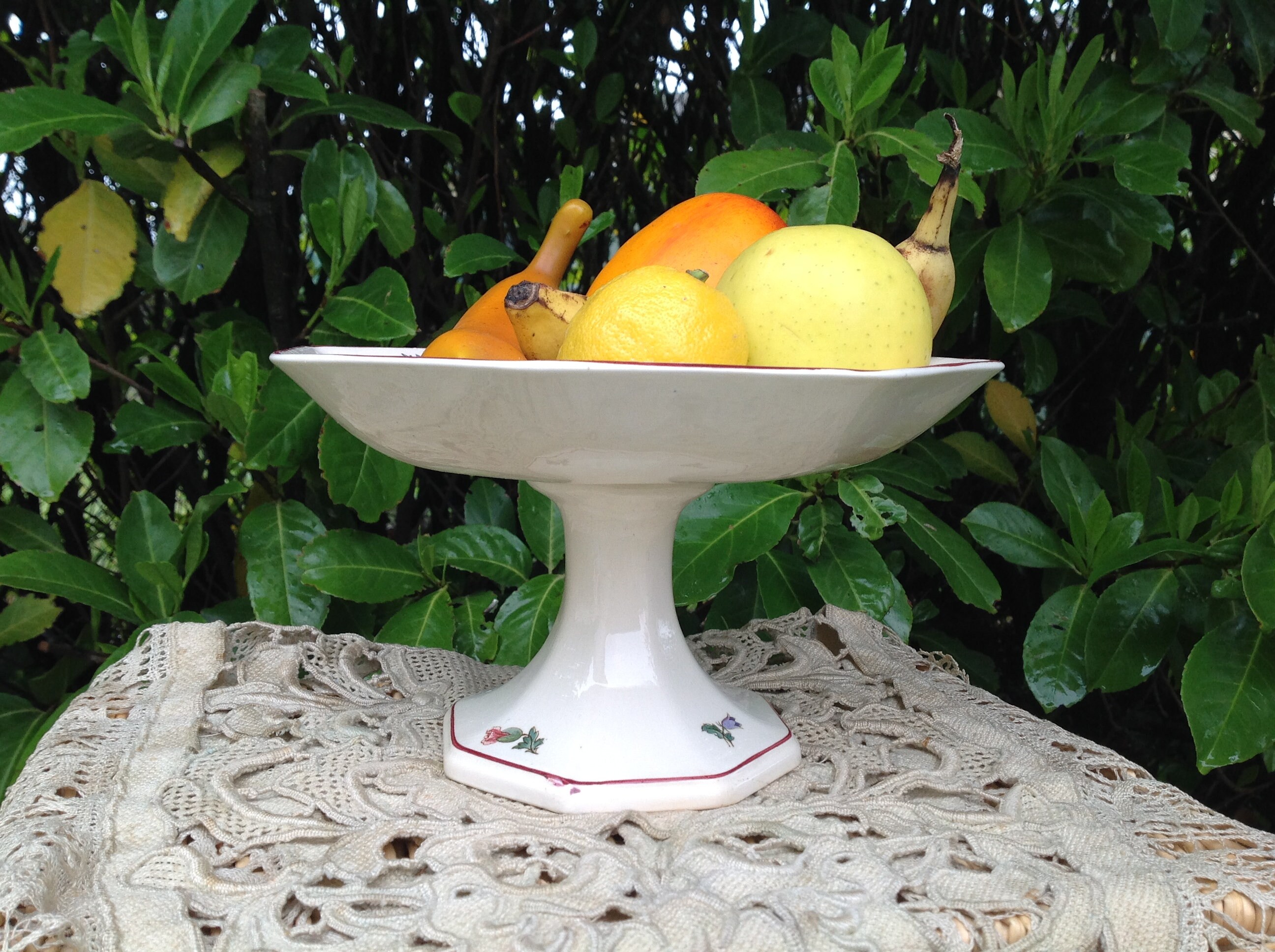Antique Fruit Cup Compotier Vintage Villeroy &boch Old Abbey | Etsy