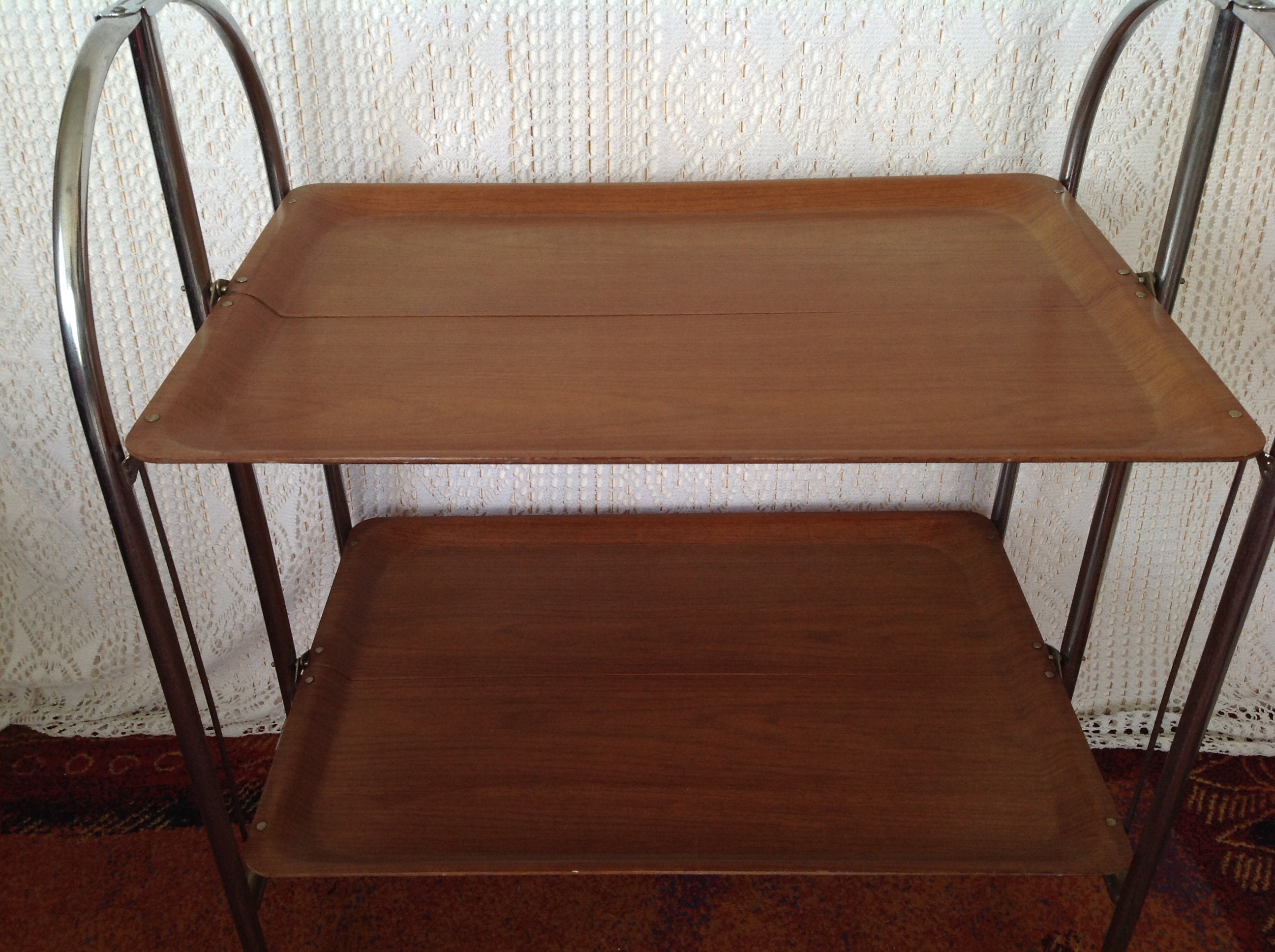 Folding Service Trolley Gerlinol Vintage Dessert Bar Trolley - Etsy