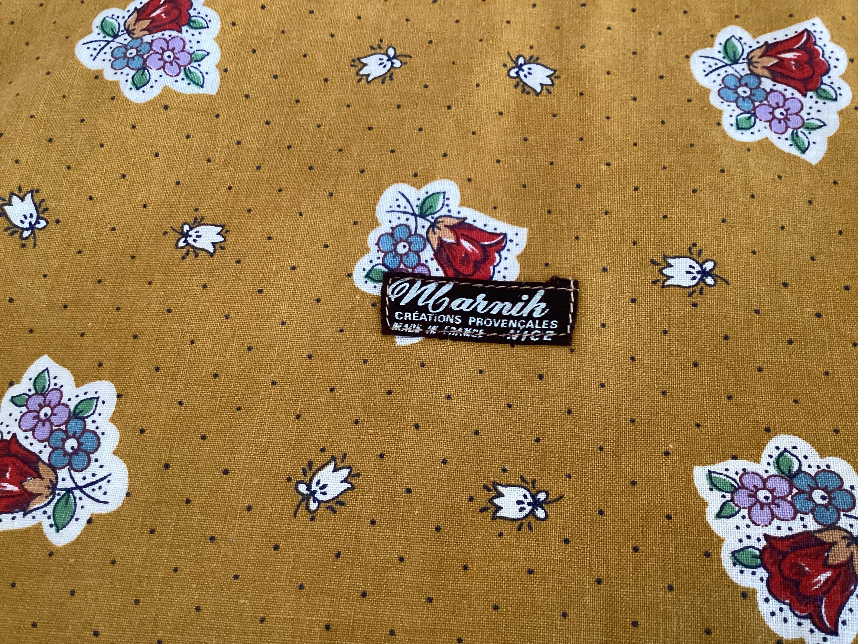 Marnik Créations Provençales Set of Three Vintage Placemats in Quilted ...