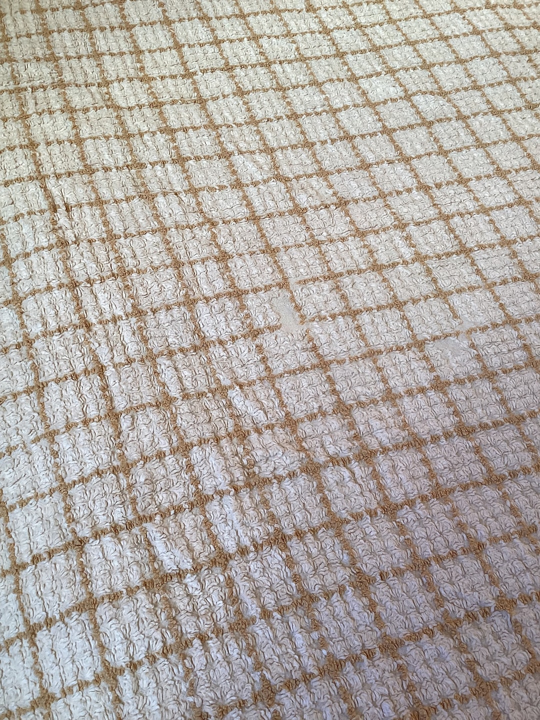 Bedspread Vintage Terry Cloth Bedspread Striped Blanket - Etsy